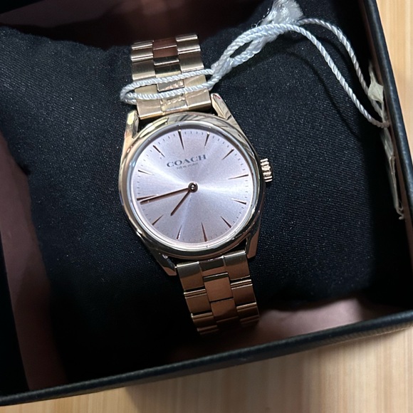 Coach | Accessories | Coach Modern Luxury Watch With 28mm Champagne ...